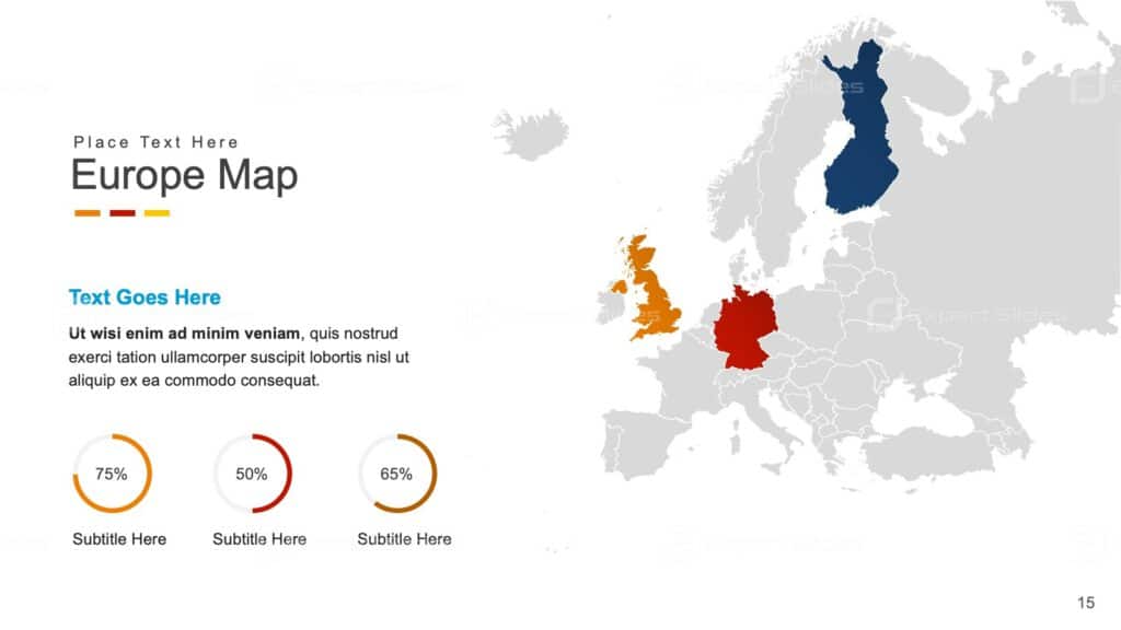 ExpertSlides Country Maps - ExpertSlides