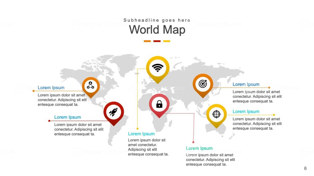 ExpertSlides Country Maps - ExpertSlides