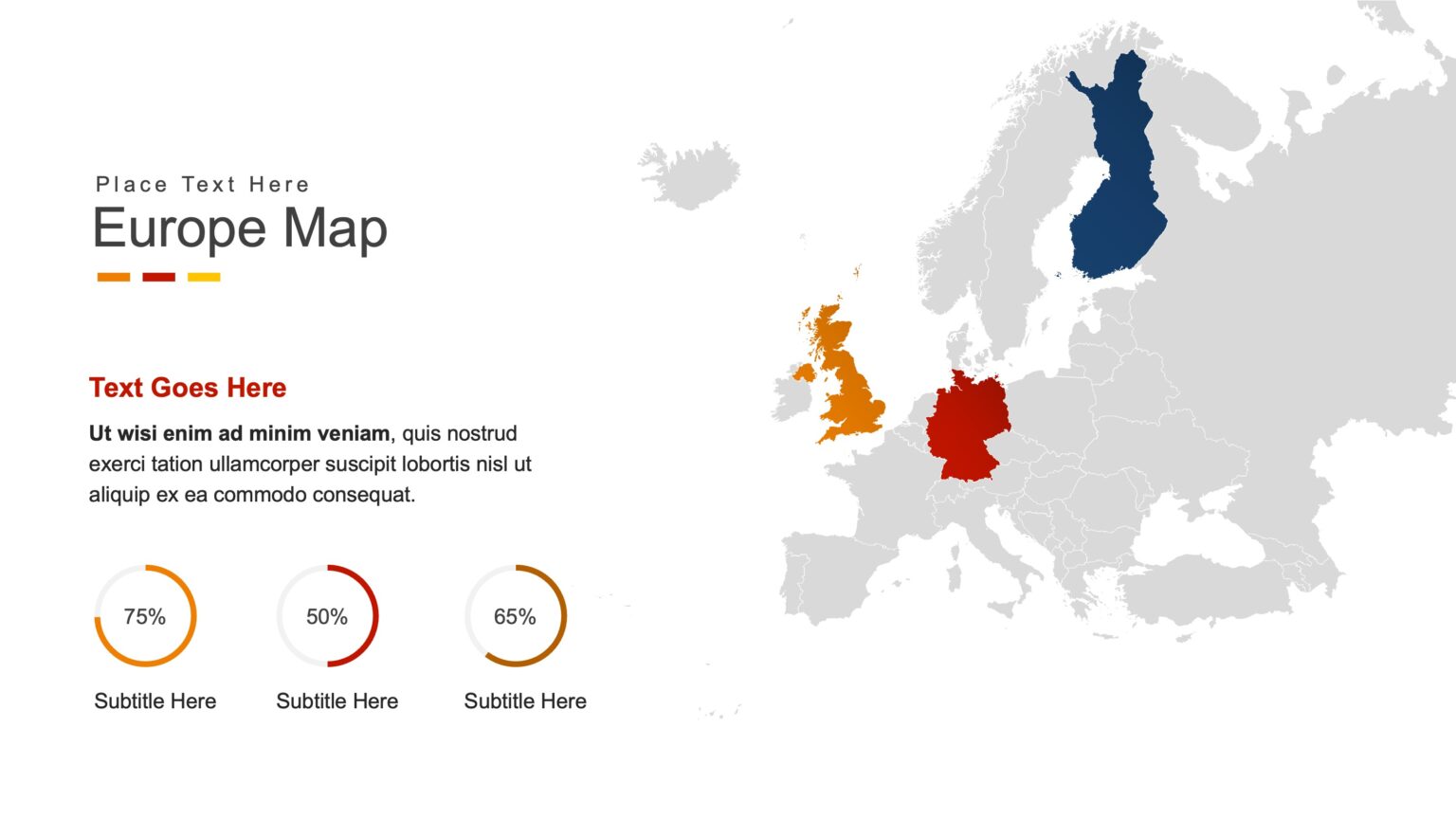 European Map For Powerpoint