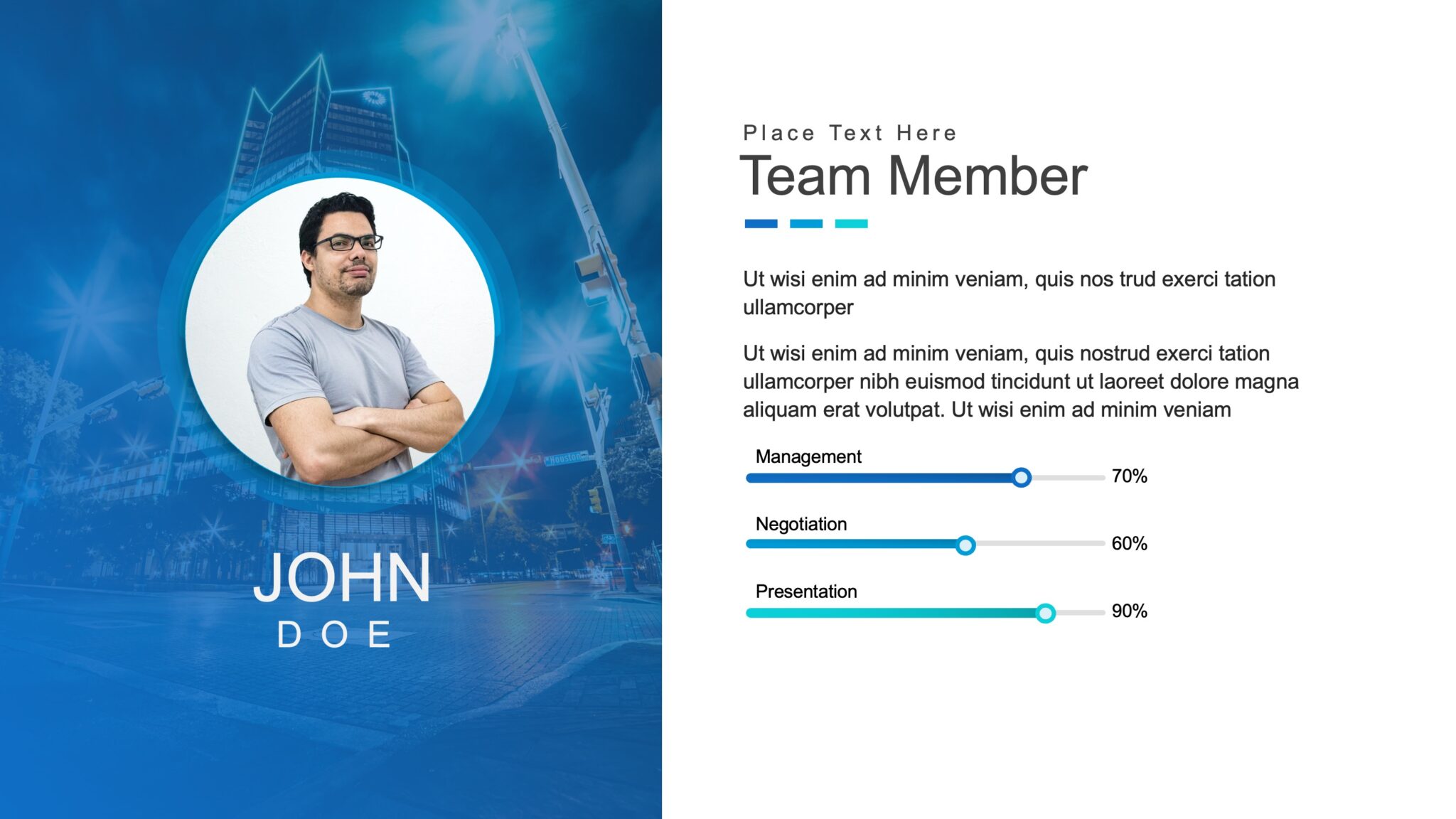 Meet The Team Powerpoint Template
