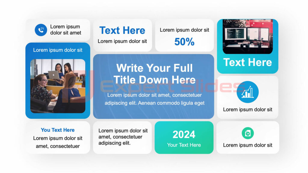 Bento Boxes PowerPoint Templates - ExpertSlides - ExpertSlides