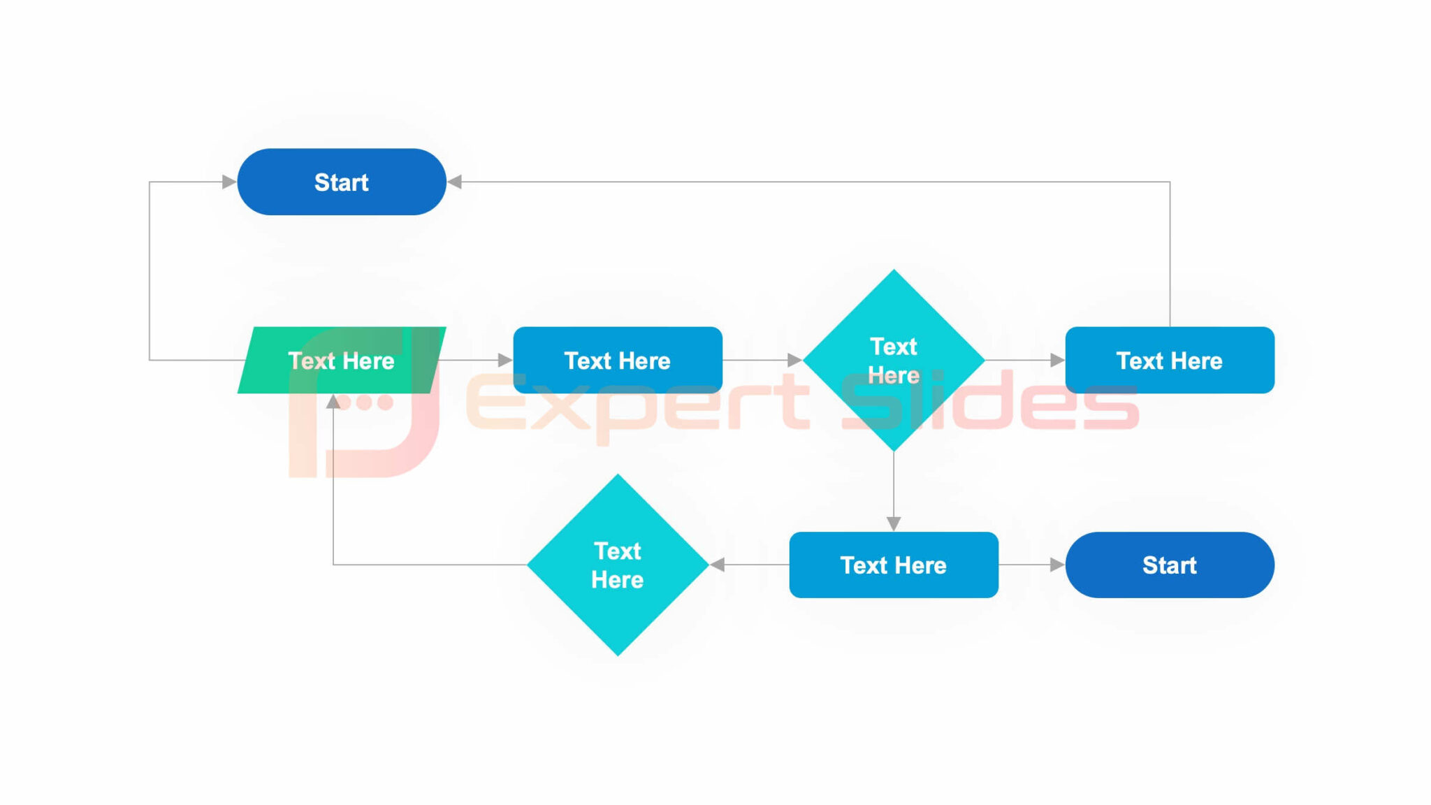 Flowchart PowerPoint Templates - ExpertSlides - ExpertSlides