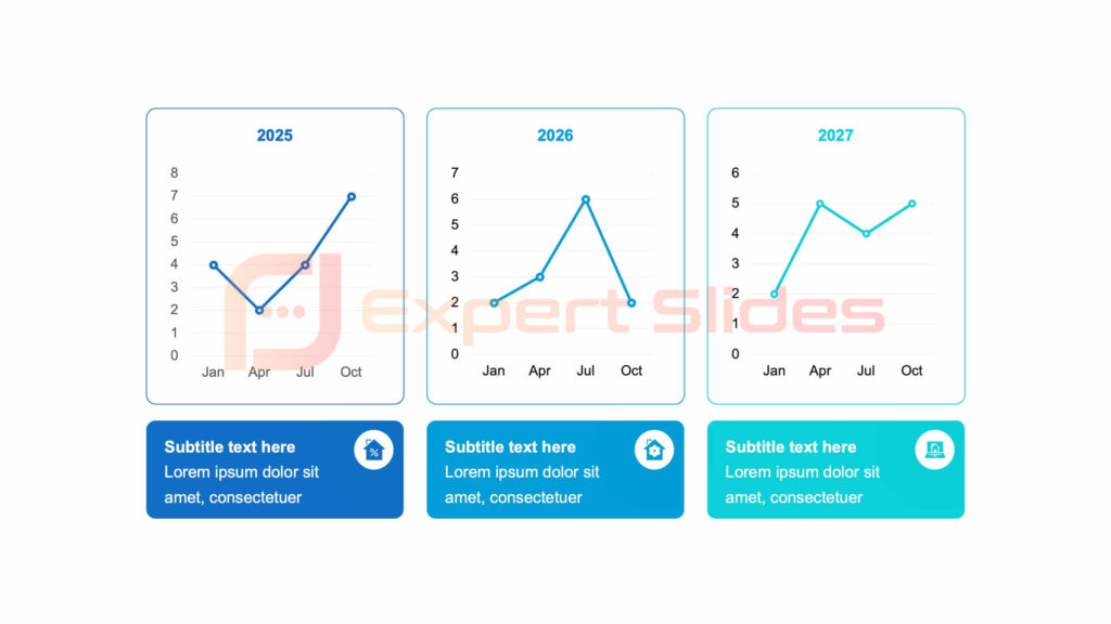 Line Charts PowerPoint Templates - ExpertSlides - ExpertSlides