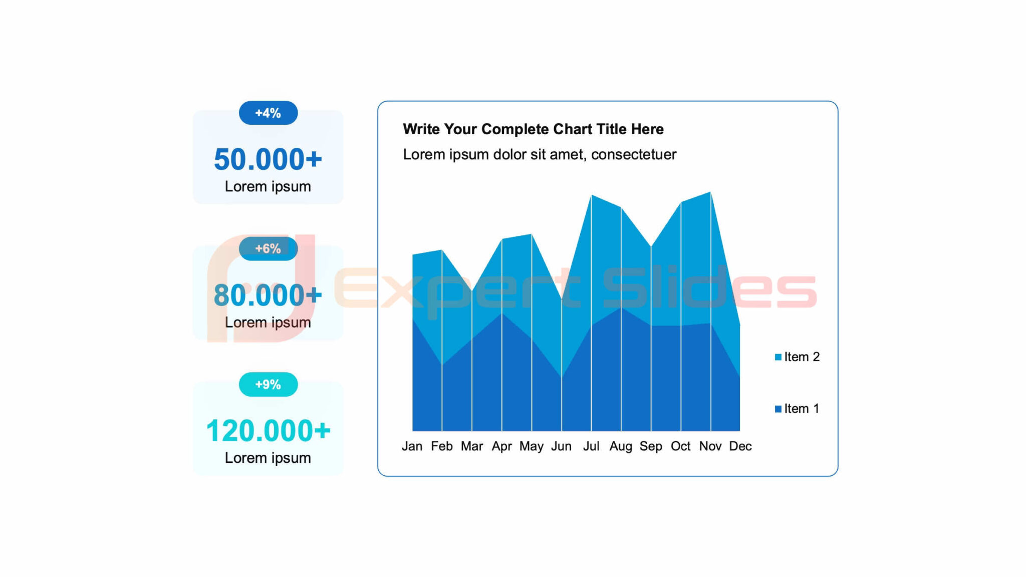 Line Charts PowerPoint Templates - ExpertSlides - ExpertSlides