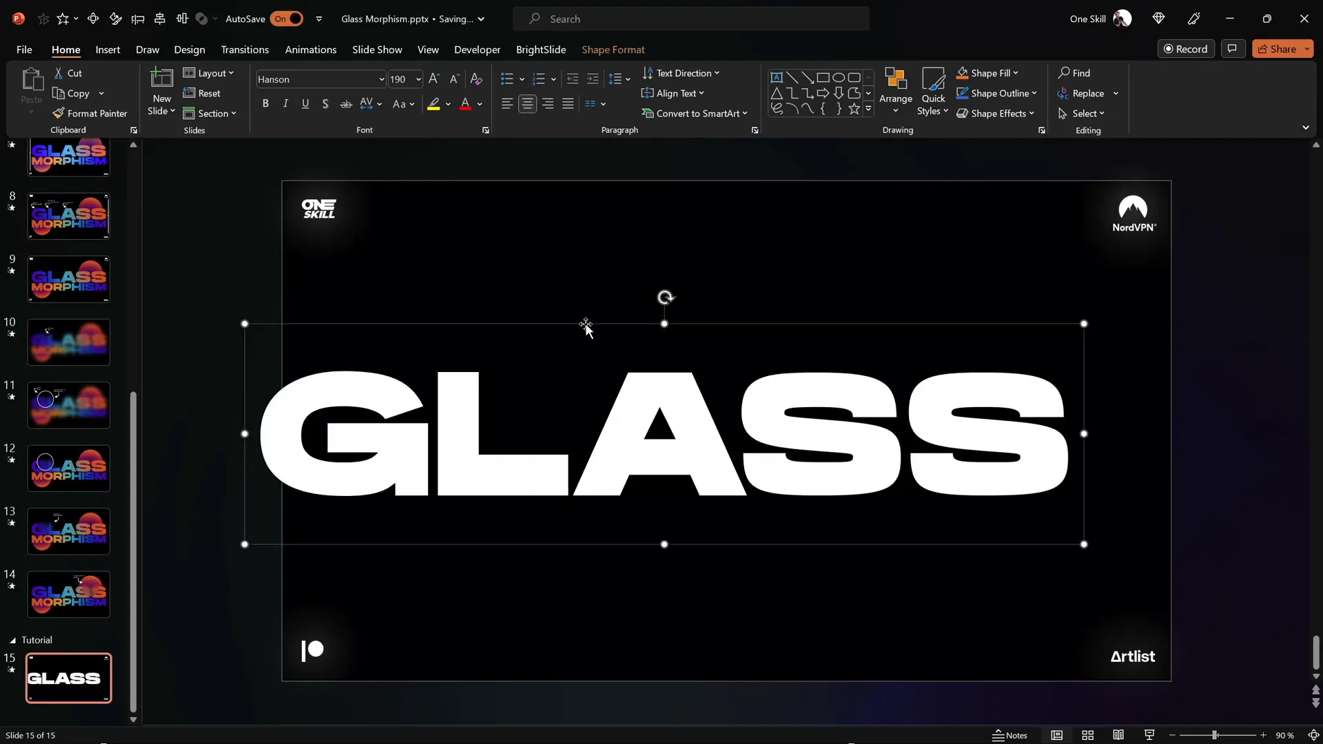 PowerPoint Presentation Skills: Create an Animated Glassmorphic Effect - ExpertSlides