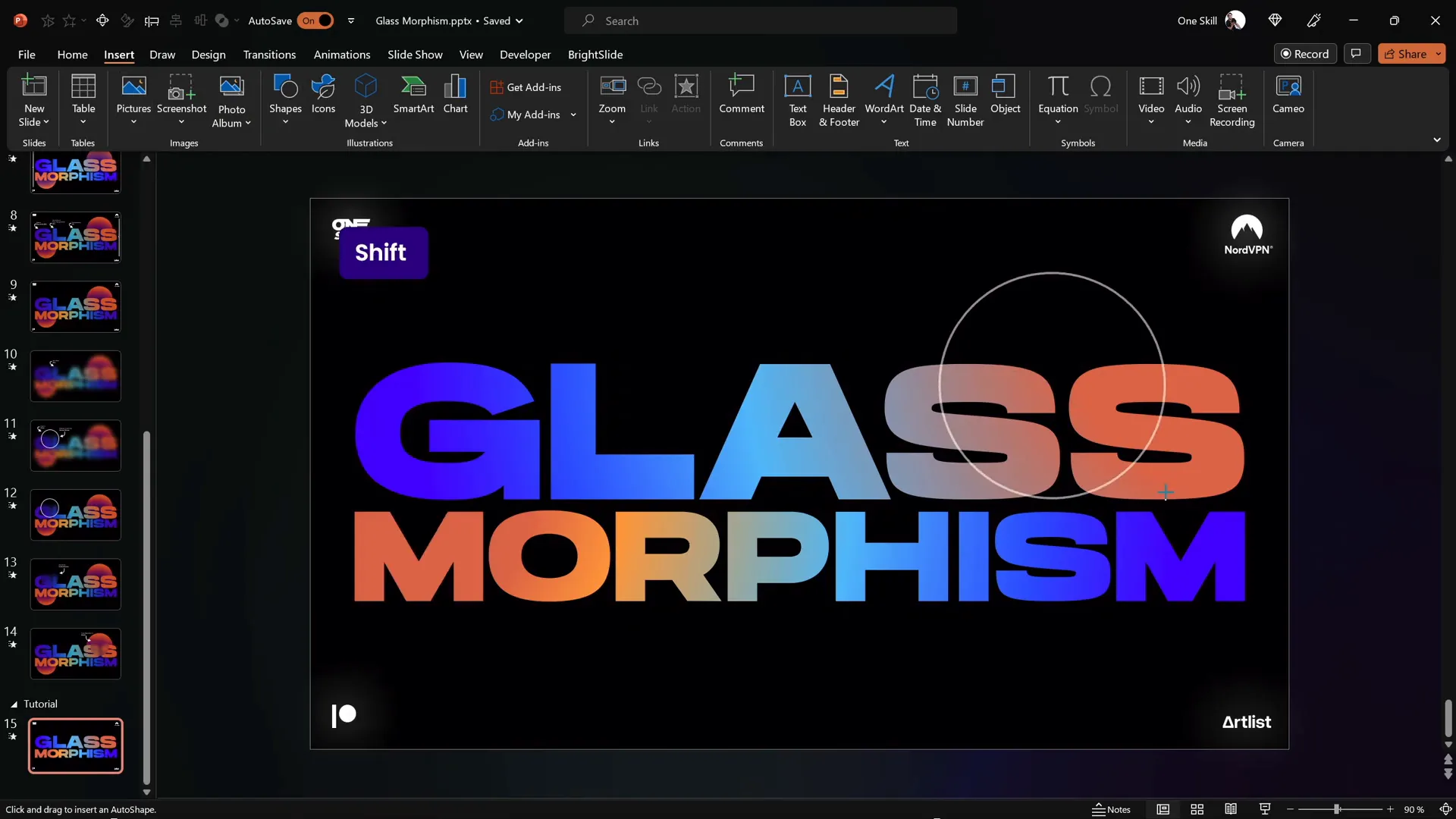 PowerPoint Presentation Skills: How to Create an Animated Glassmorphic ...