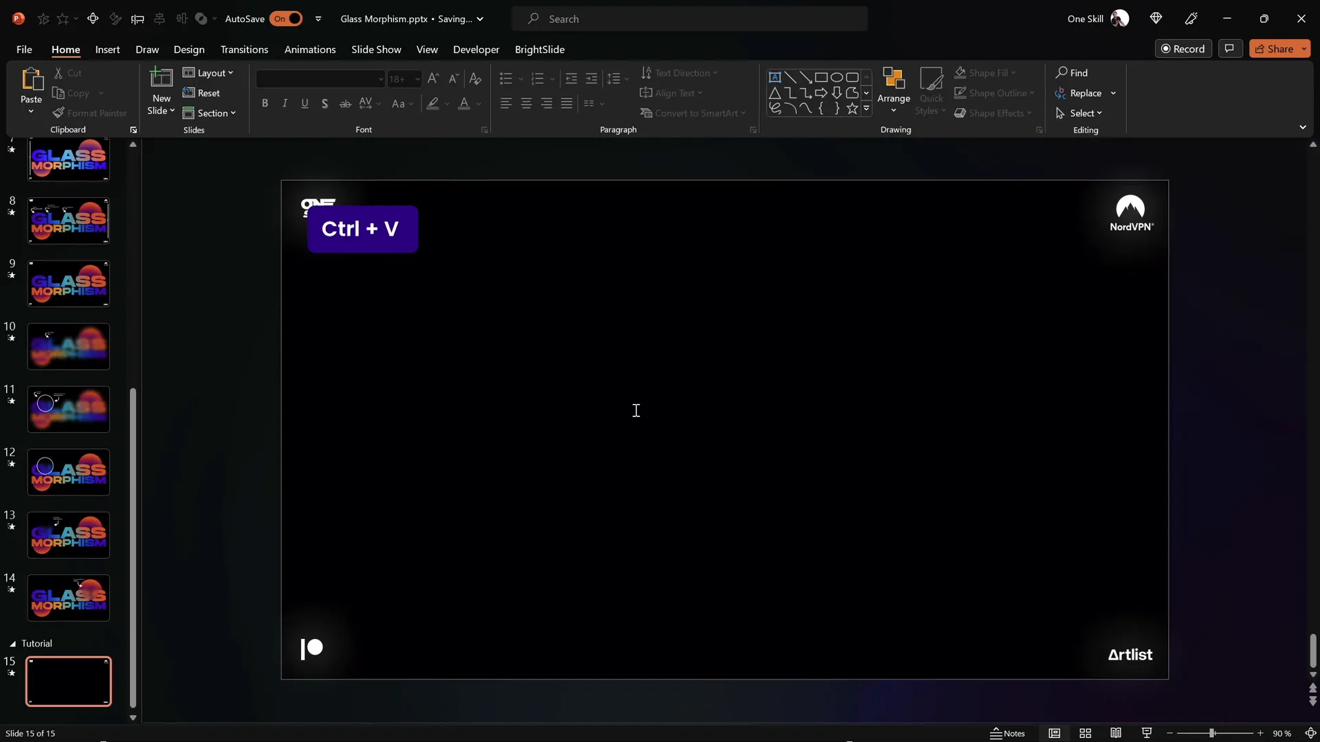 PowerPoint Presentation Skills: Create an Animated Glassmorphic Effect ...