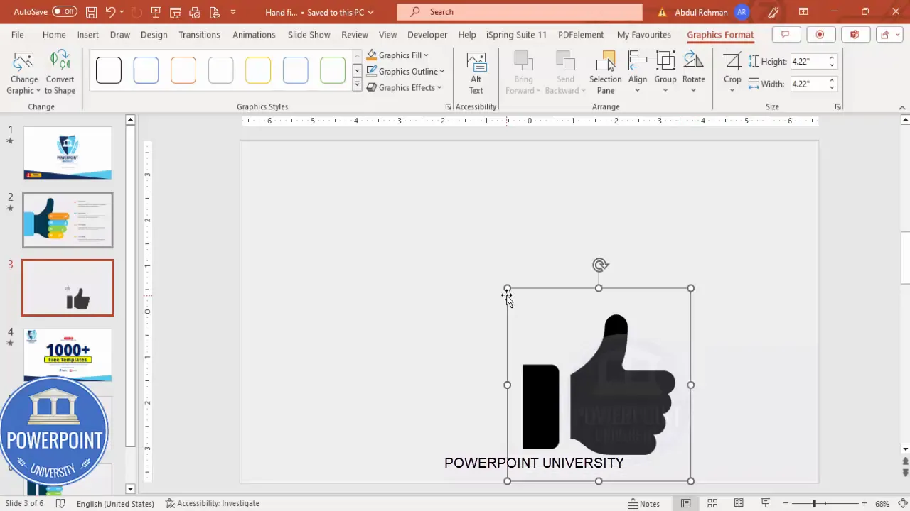 PowerPoint Thumbs-Up Slide with 4 Options:How to Create a PowerPoint ...