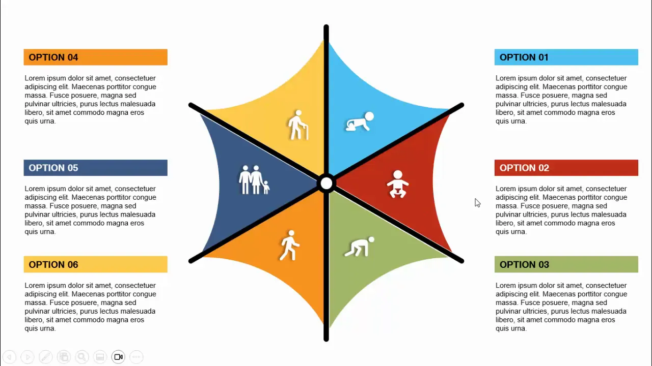 Engaging Umbrella Shape PowerPoint Slide: Create an Engaging Umbrella ...