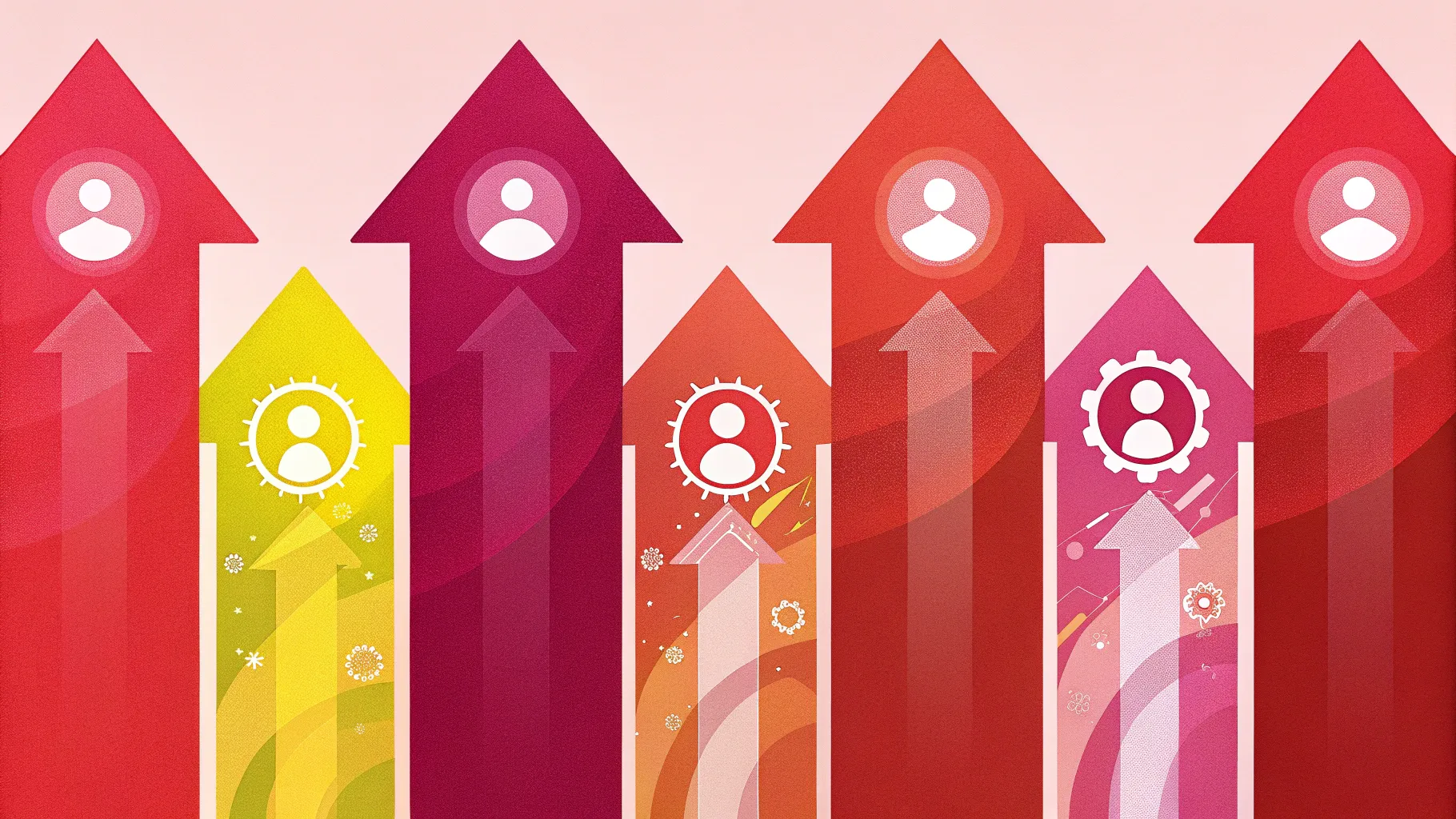 5 Colorful Arrow Slides in PowerPoint: Create 5 Colorful Arrow Slides ...