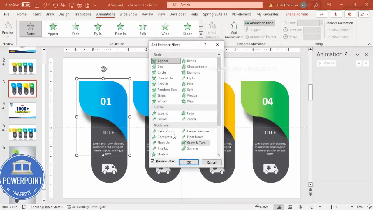 4 Gradient Options Slide in PowerPoint: A Step-by-Step Tutorial ...